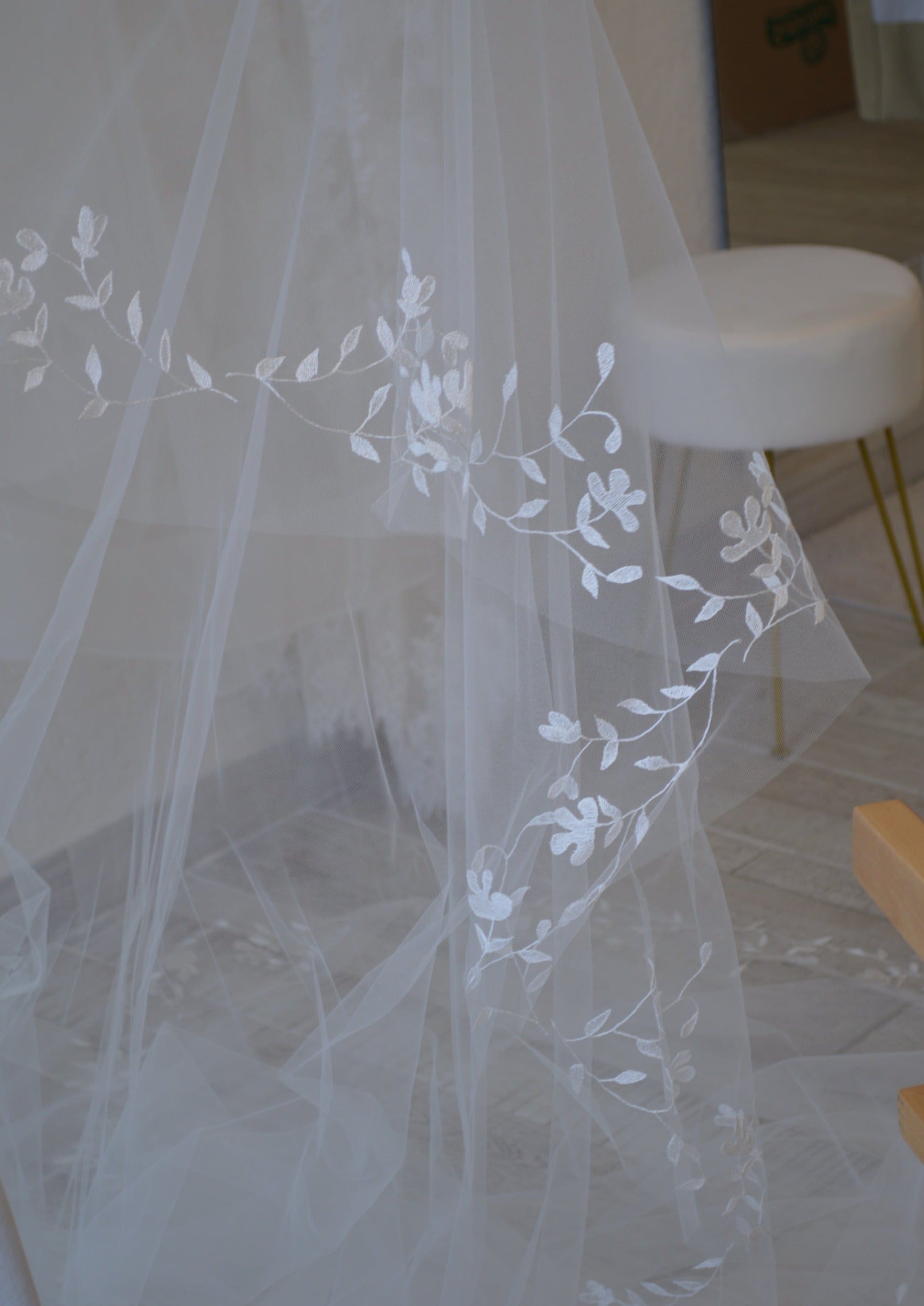 Velo Bordado Sencillo – Veloa